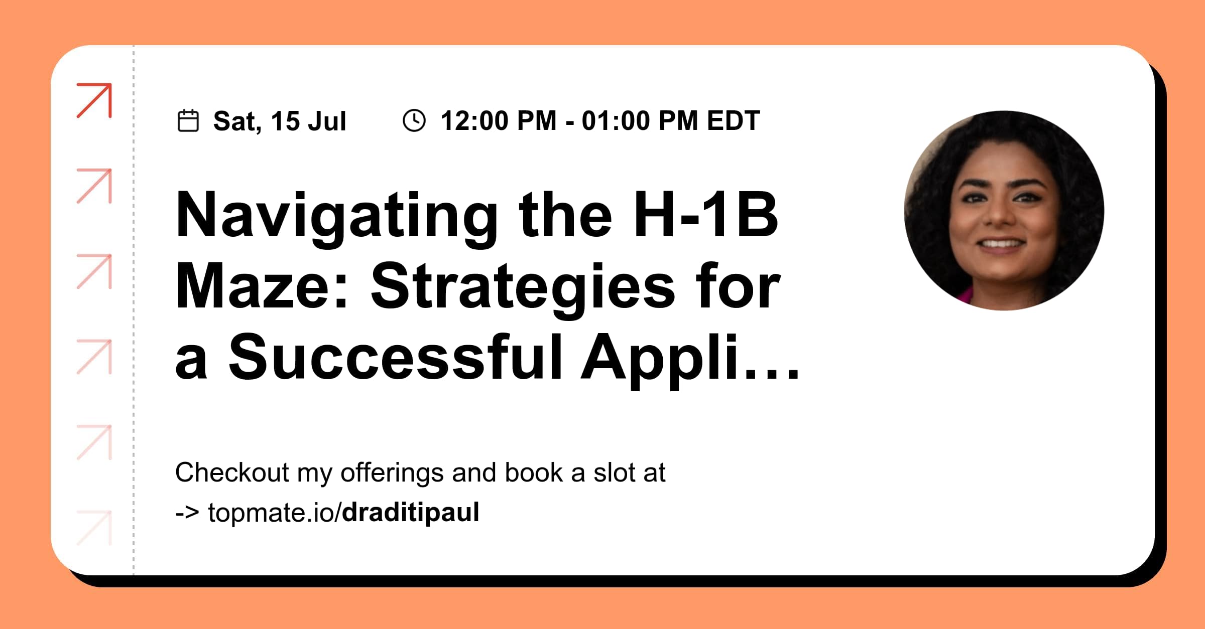 Navigating the H-1B Maze: Strategies for a Successful Application with Aditi Paul, PhD